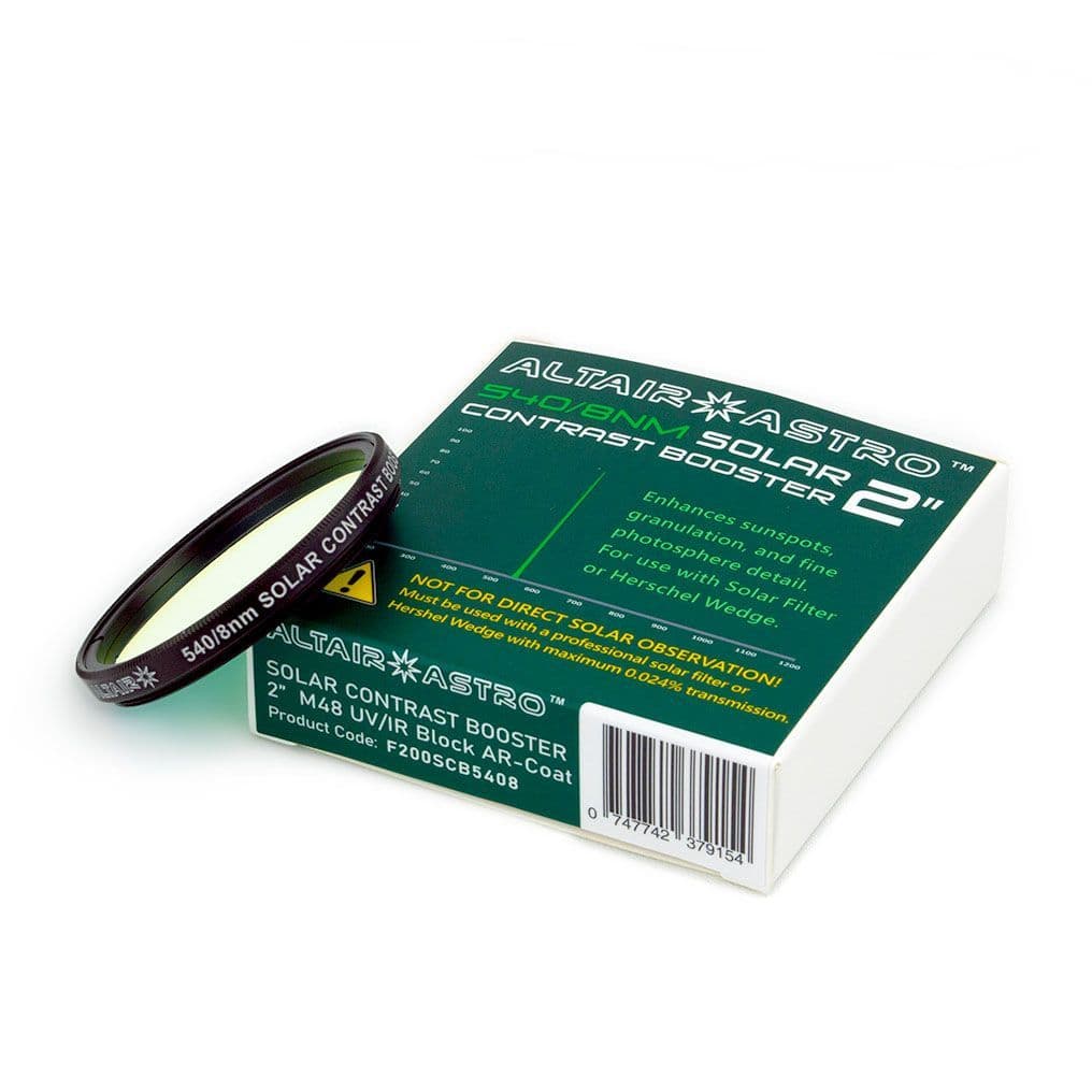 Altair Solar Contrast Booster Filter 8nm 540nm Continuum 2" | Land Sea ...
